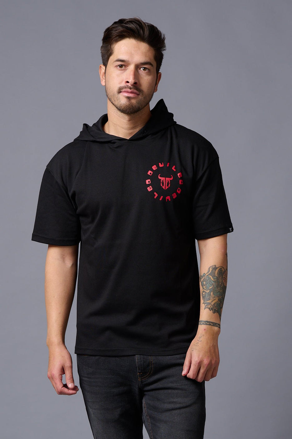 Devil Signature Jersy 66 Printed Burgundy & Yellow for Men - Go Devil